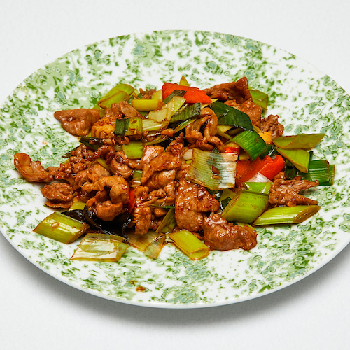 71 - Lamb sautéed with cumin - Mulan Take Away BARCELONA